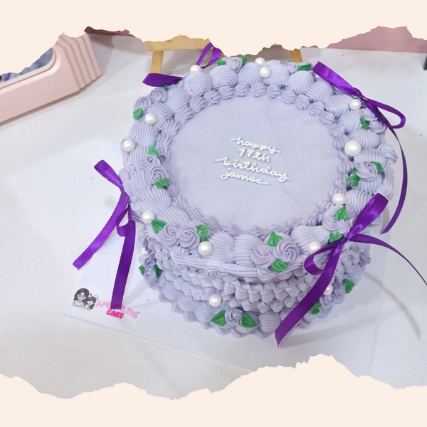 Periwinkle Rosette – Amberlyns Cake